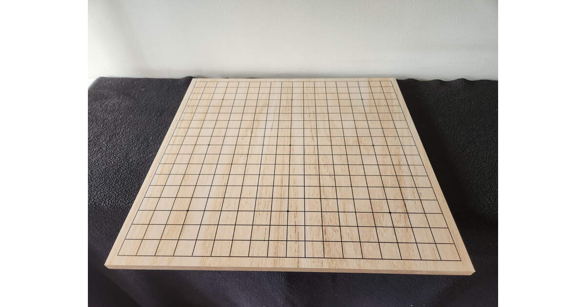 Tablero 19x19 MDF para piedras de 21 milímetros. | Tableros | Tienda ACG